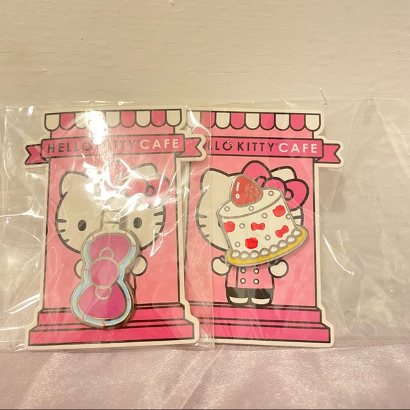 Hello Kitty | Other | New Hello Kitty Cafe Pins | Poshmark